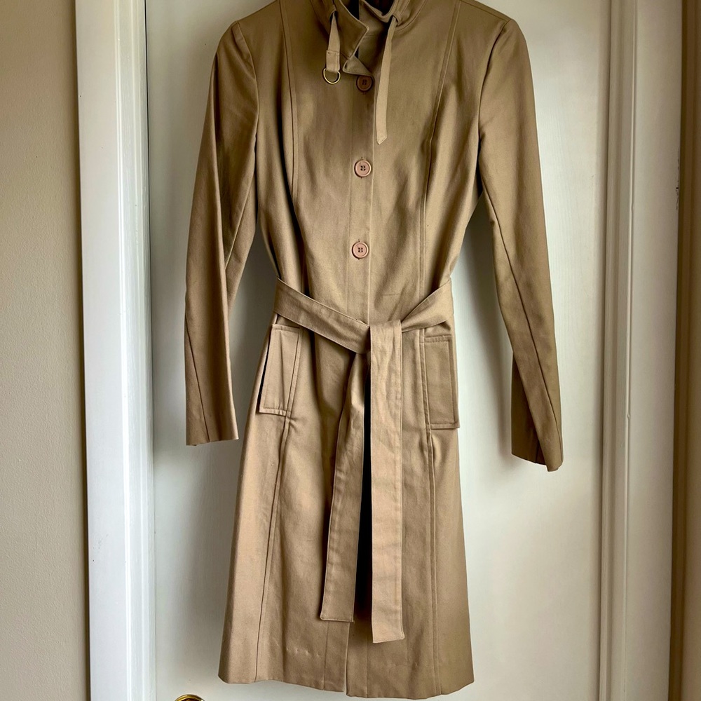 Parallel Clothing Twill Trench Coat - Gem